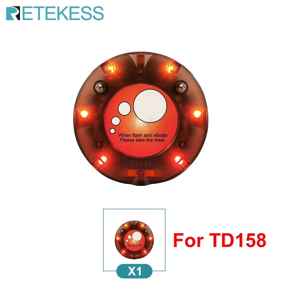 RETEKESS TD158 пейджер водонепроницаемый, Only 1 Pager