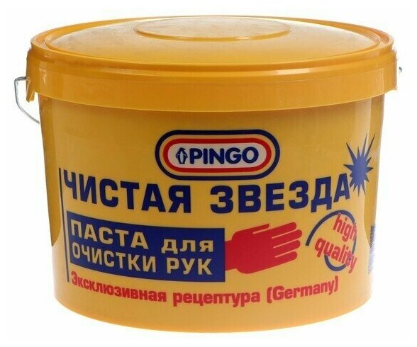 Паста для очистки рук PINGO с антисептическими свойствами, ведро, 11 л