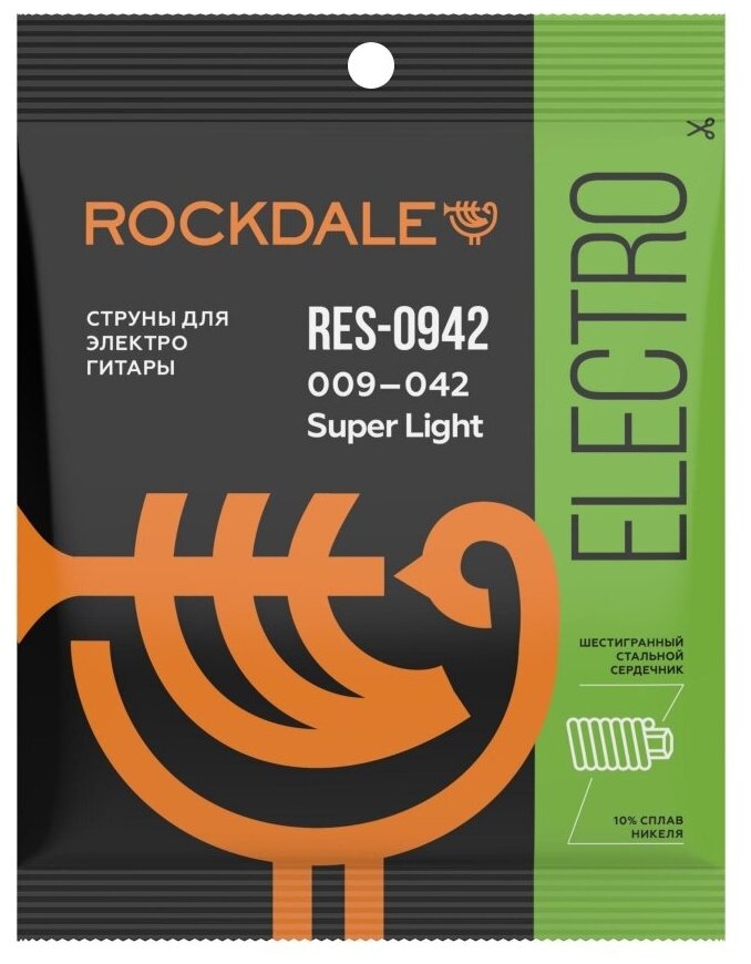 Струны для электрогитары Rockdale RES-0942 9-42