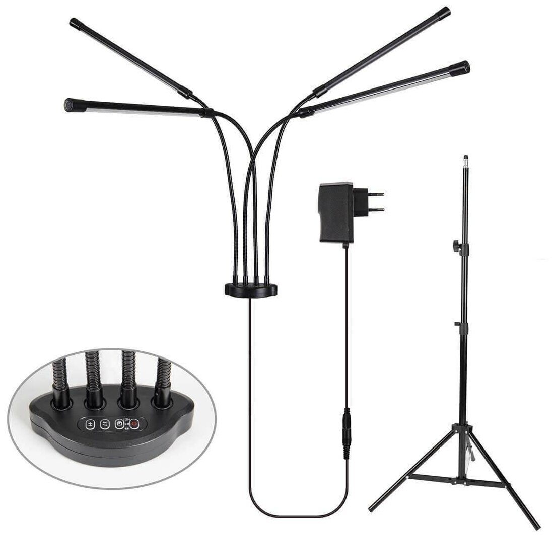 Светодиодный светильник для растений Uniel Minigarden ULT-P32-36W/SPLE/TM/40 IP40 Black Quad