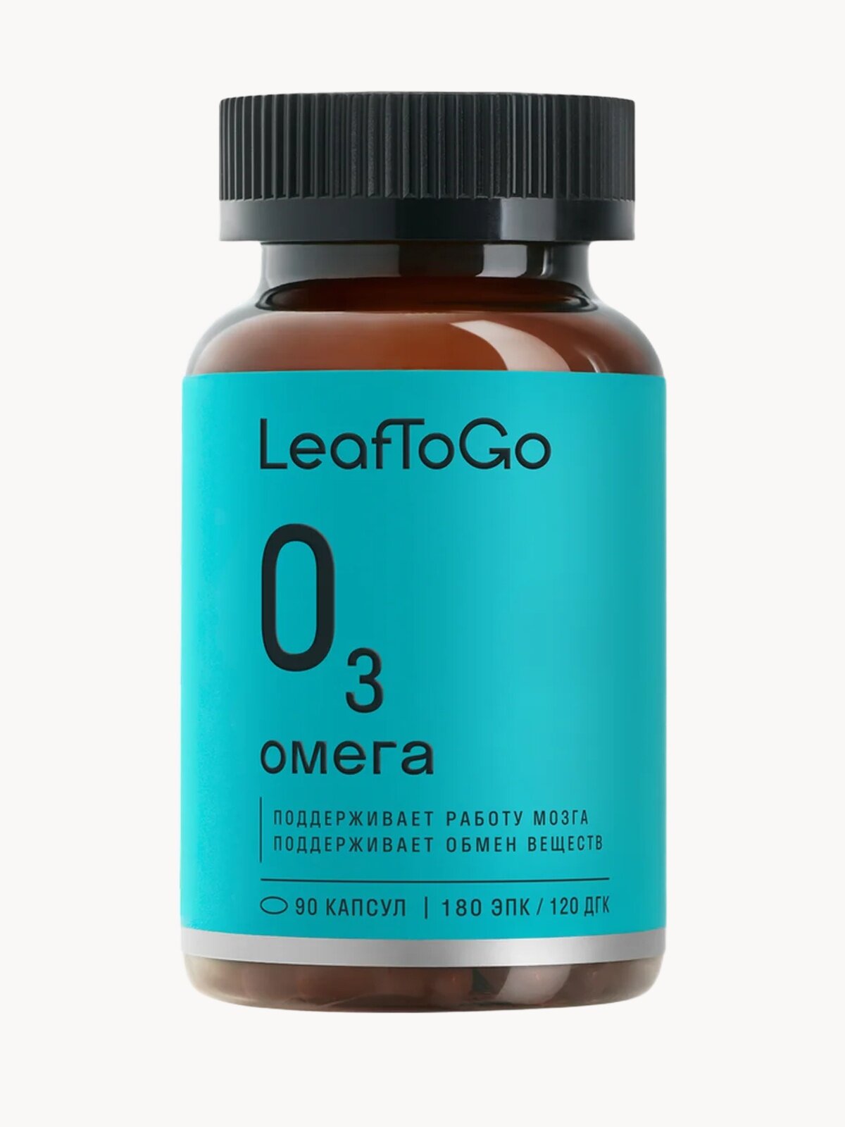 Омега 3 600 мг LEAFTOGO omega 3, рыбьего жира 2000 мг 90 капсул
