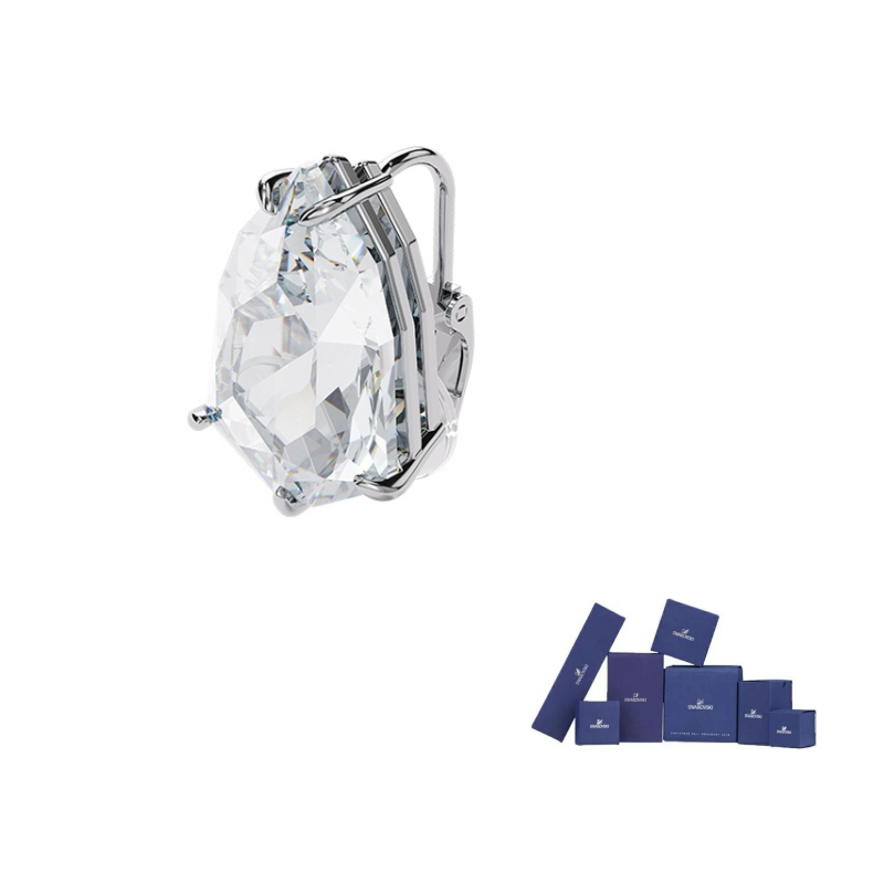 Серьги пусеты, кристаллы Swarovski