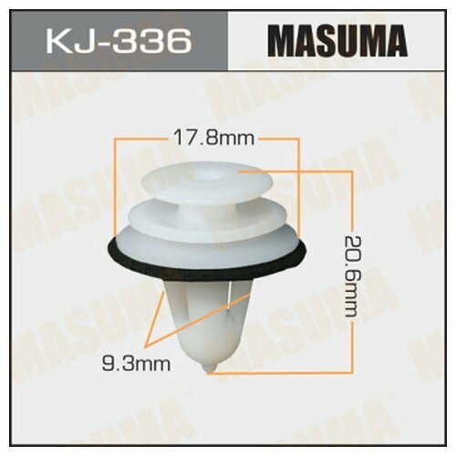 Зажим, молдинг / защитная накладка Masuma KJ336 для Chevrolet Spark; Toyota Corolla, Lite Ace, Town Ace