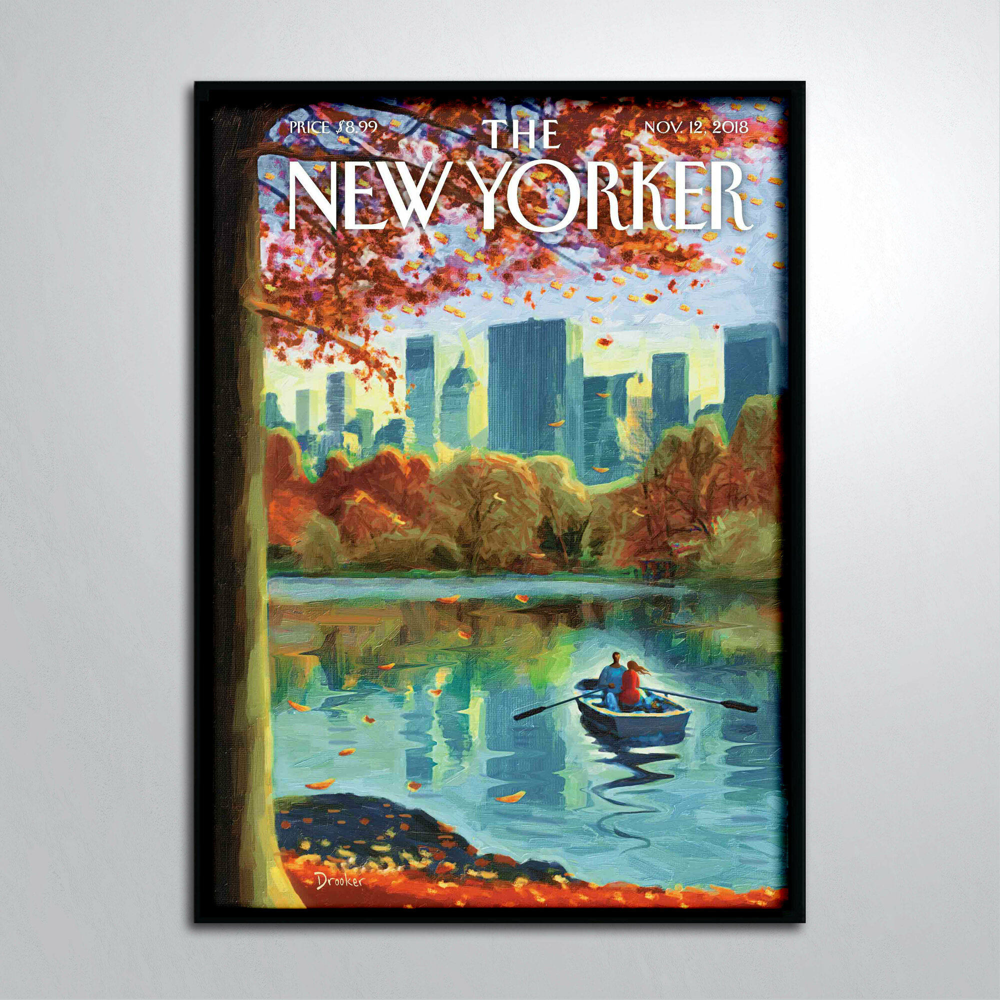 Постер в раме/Постер для интерьера/Плакат Винтажный Журнал Нью Йоркер The NEW YORKER 12 ноябрь 2018 г