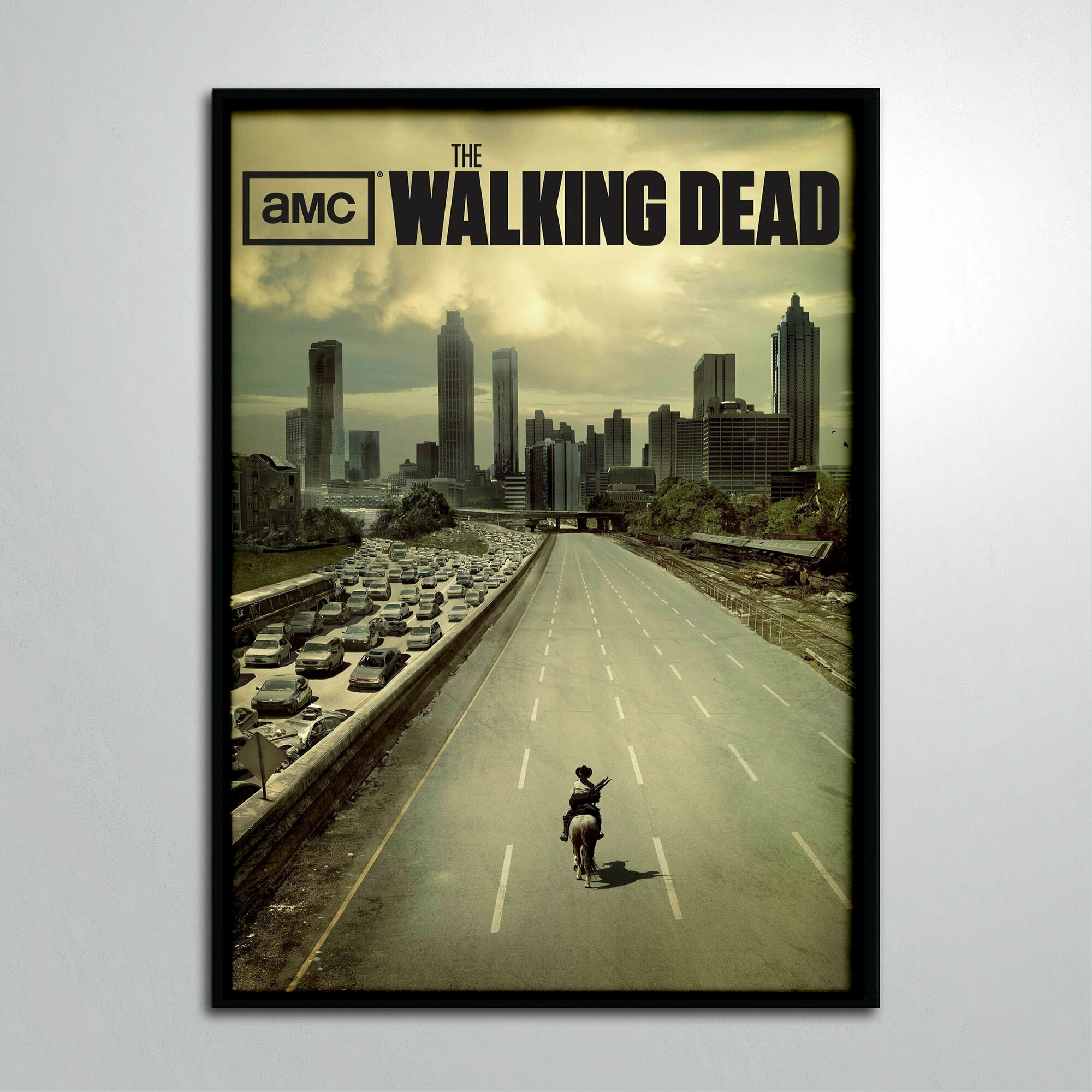 Постер в раме/Ходячие мертвецы Шоссе The Walking Dead