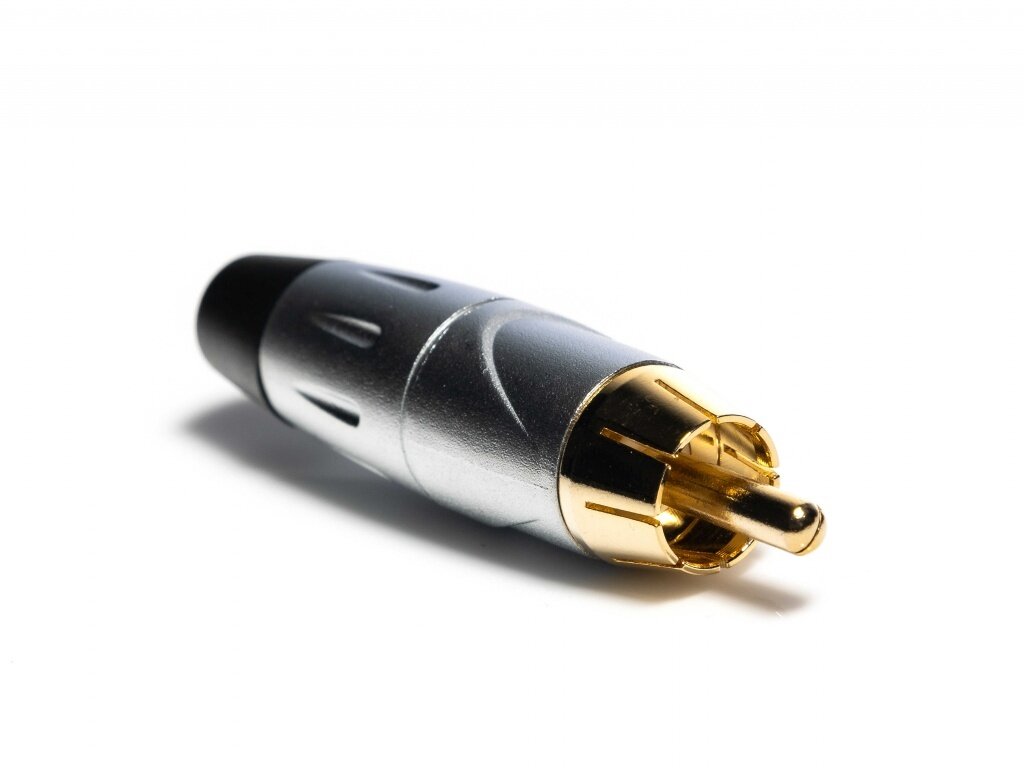 Разъем на кабель RCA, "колокольчик" Soundking CRM001-BK, чёрный, 1шт.