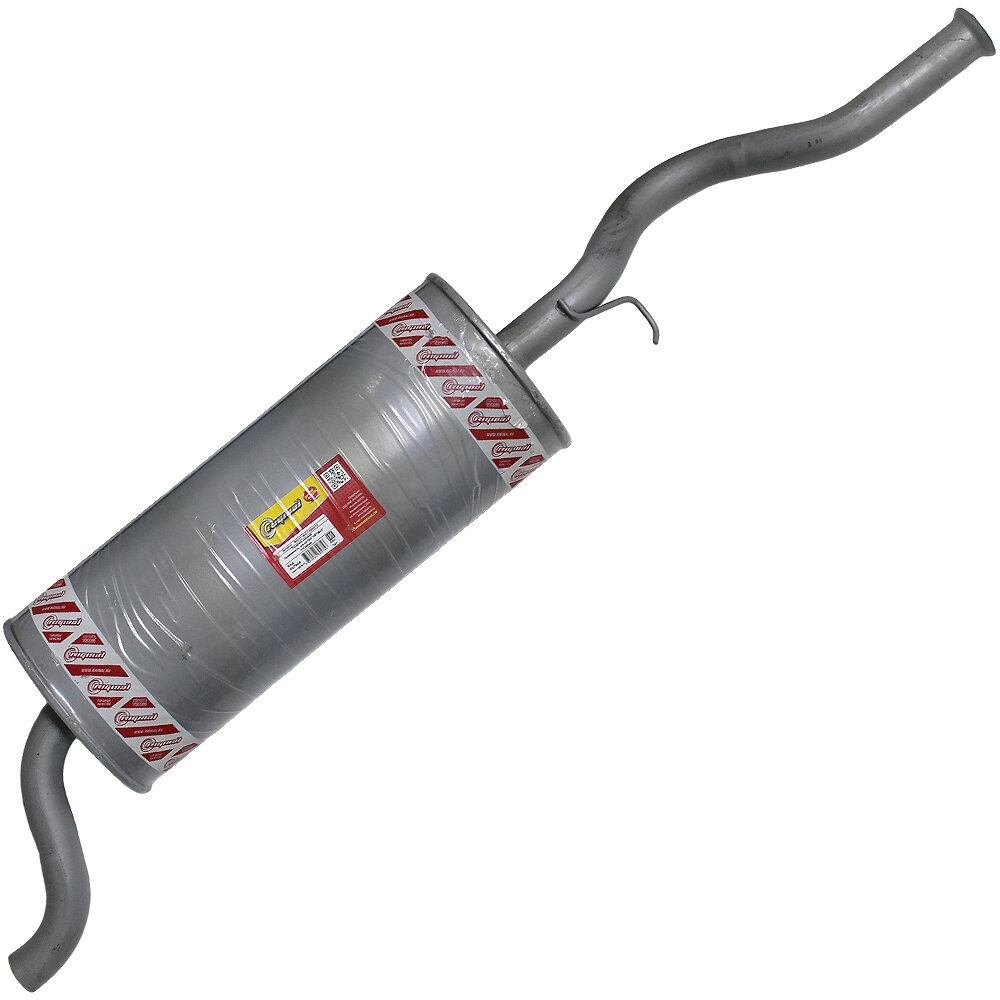 Глушитель Riginal для автомобилей ВАЗ 1118 Калина, задняя часть выхлопной системы