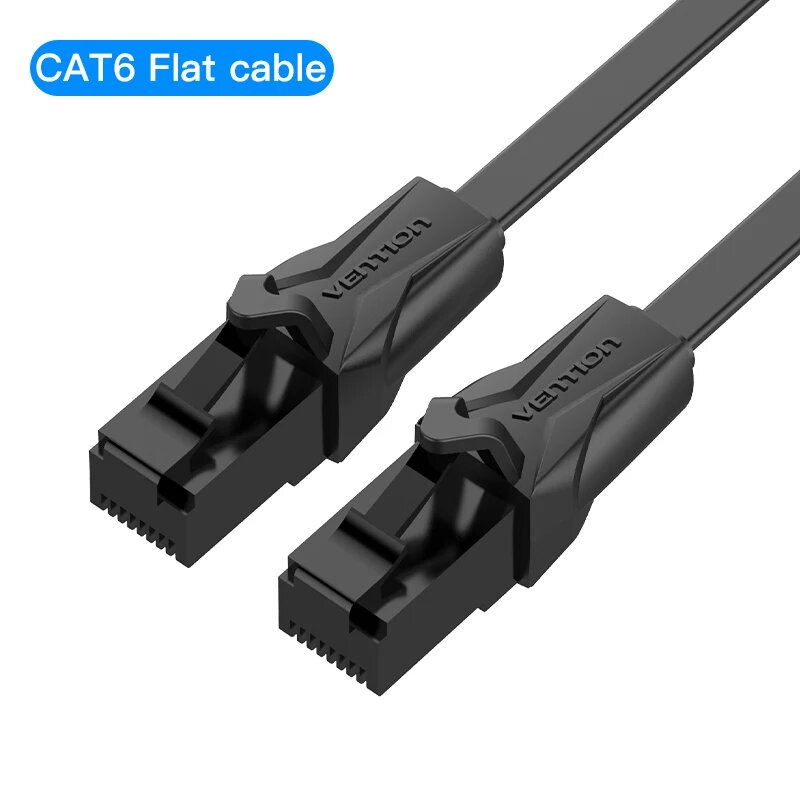 Vention Ethernet кабель Cat6 10/15 м Flat Cable, 0.75m