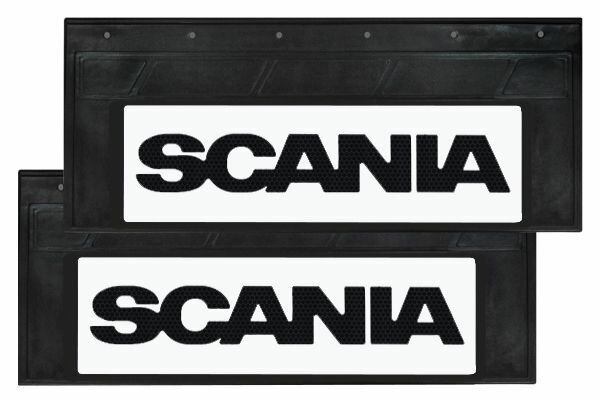 Брызговики светоотраж. 520х250 (передние резина) "SCANIA" к-т(13778)
