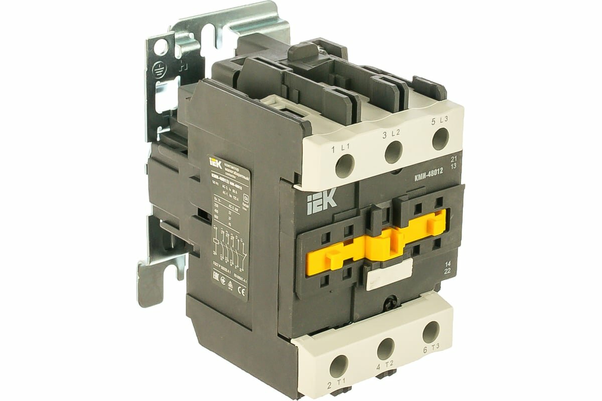 IEK Контактор КМИ-48012 80А 220В 1НЗ KKM41-080-230-11 для промышленной схемы и монтажа
