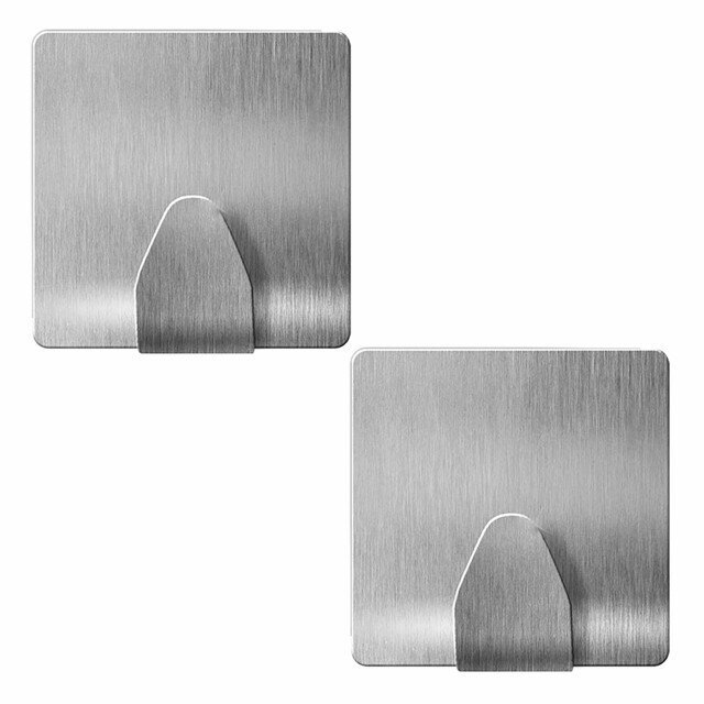 Крючок одинарный GROMELL Adge cамоклеющийся сталь 2шт