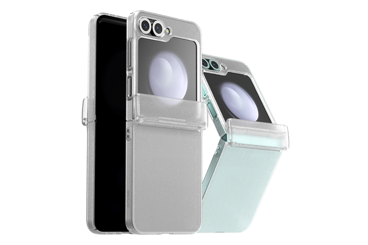 Чехол Araree Nukin 360 для Samsung Galaxy Z Flip 6 | Flip7 FE, поликарбонат, прозрачный матовый