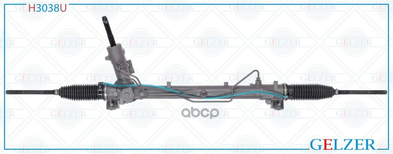 H3038U Рулевой механизм ГУР Ford C-Max 2003-2010, Ford Focus 2004-2011 (Ориг. восст) GELZER арт. H3038U
