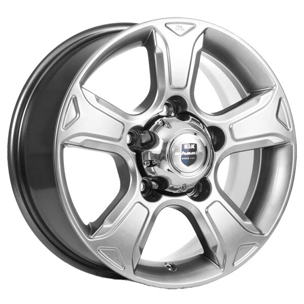 Литой колесный диск K&K Атлант 7x16/5x139.7 D98 ET35 Diamond gross graphite