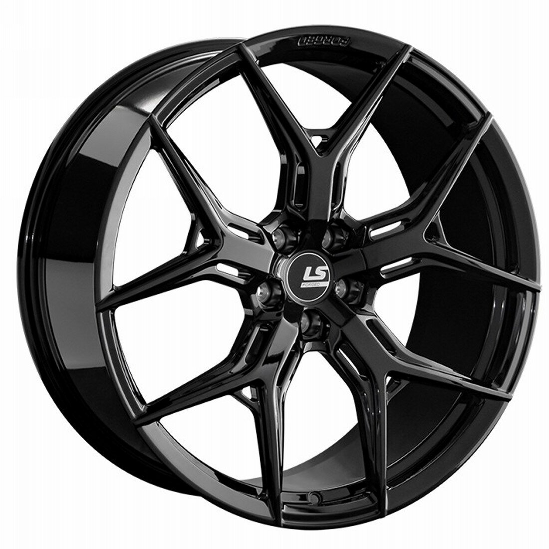 Колесный диск LS Forged LS FG14 9x19 5x120 ET48 74,1 BK кованый для автомобиля