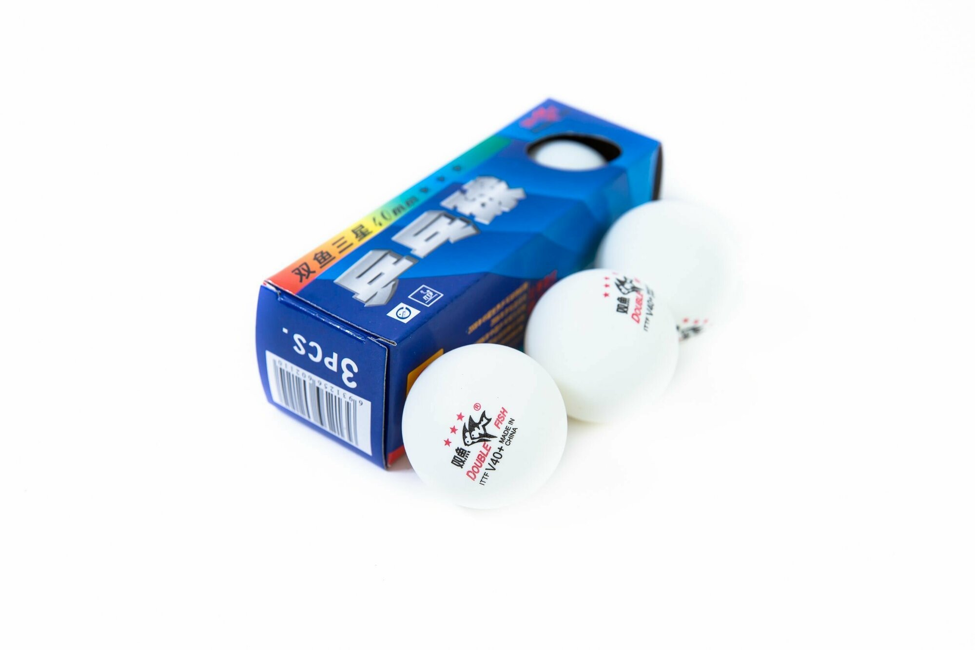 Набор мячиков для настольного тенниса, пин-понга Double Fish 3*