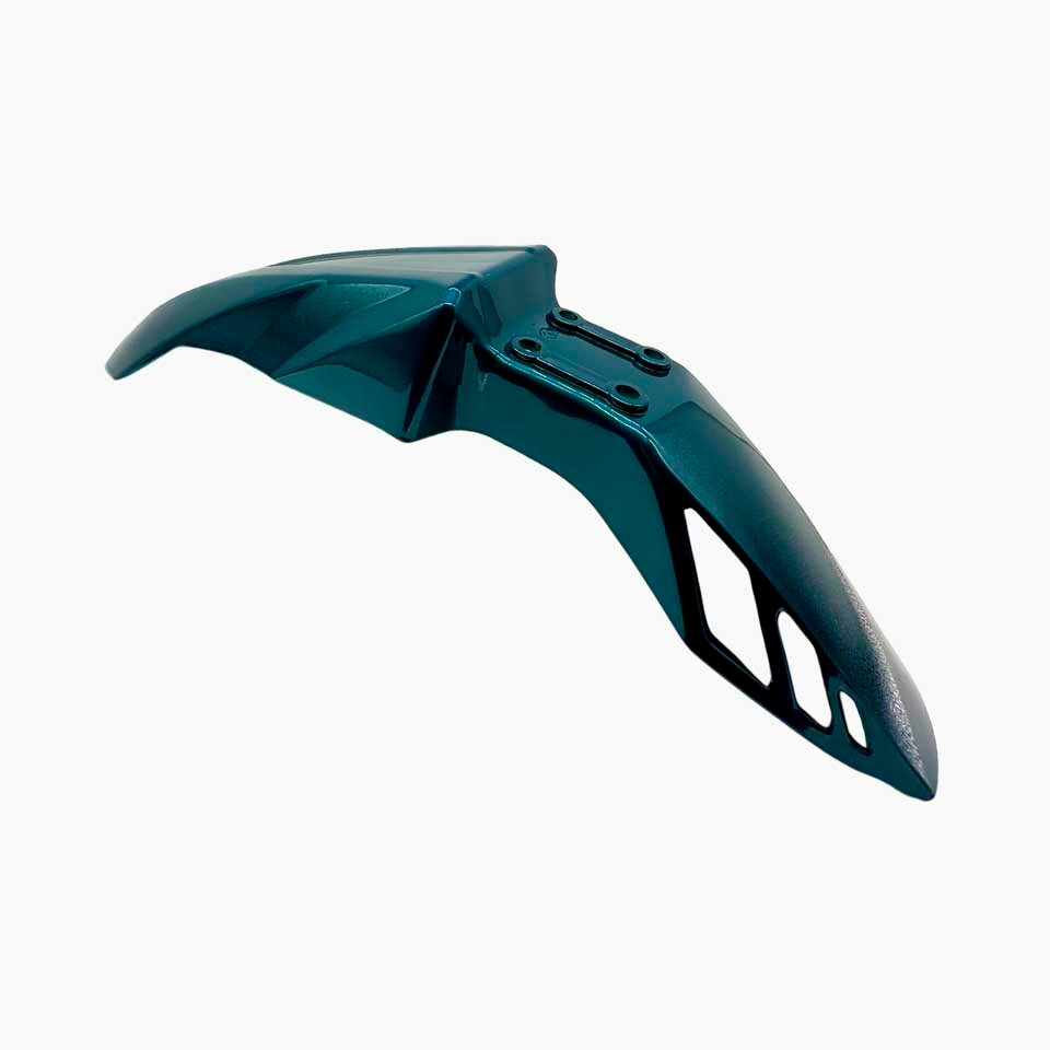 Крыло переднее на мопед Альфа ANDES OFFROAD (морская волна)