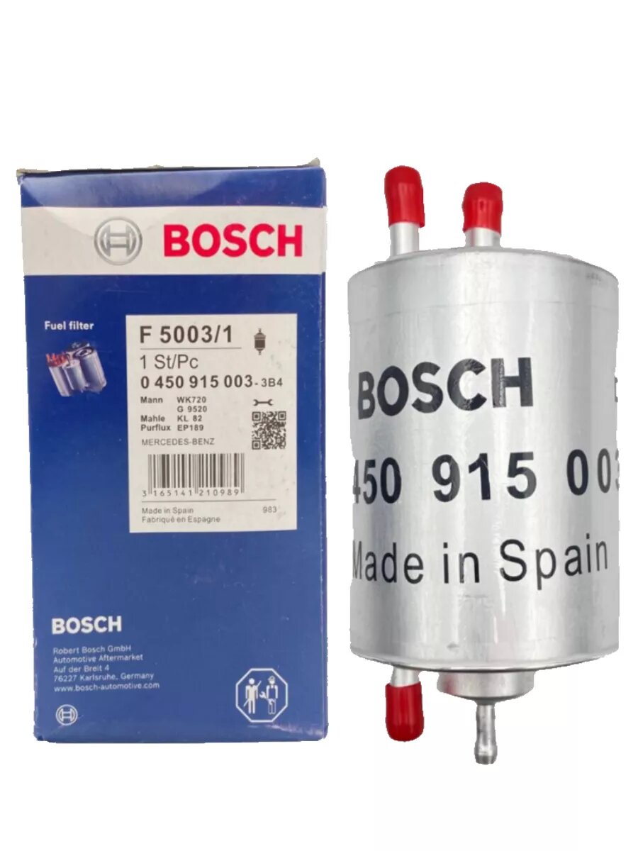 Фильтр топливный Bosch 0450915003 Мерседес C208 C209 G-Class SLK SL W202 W203 W210 W215 W220