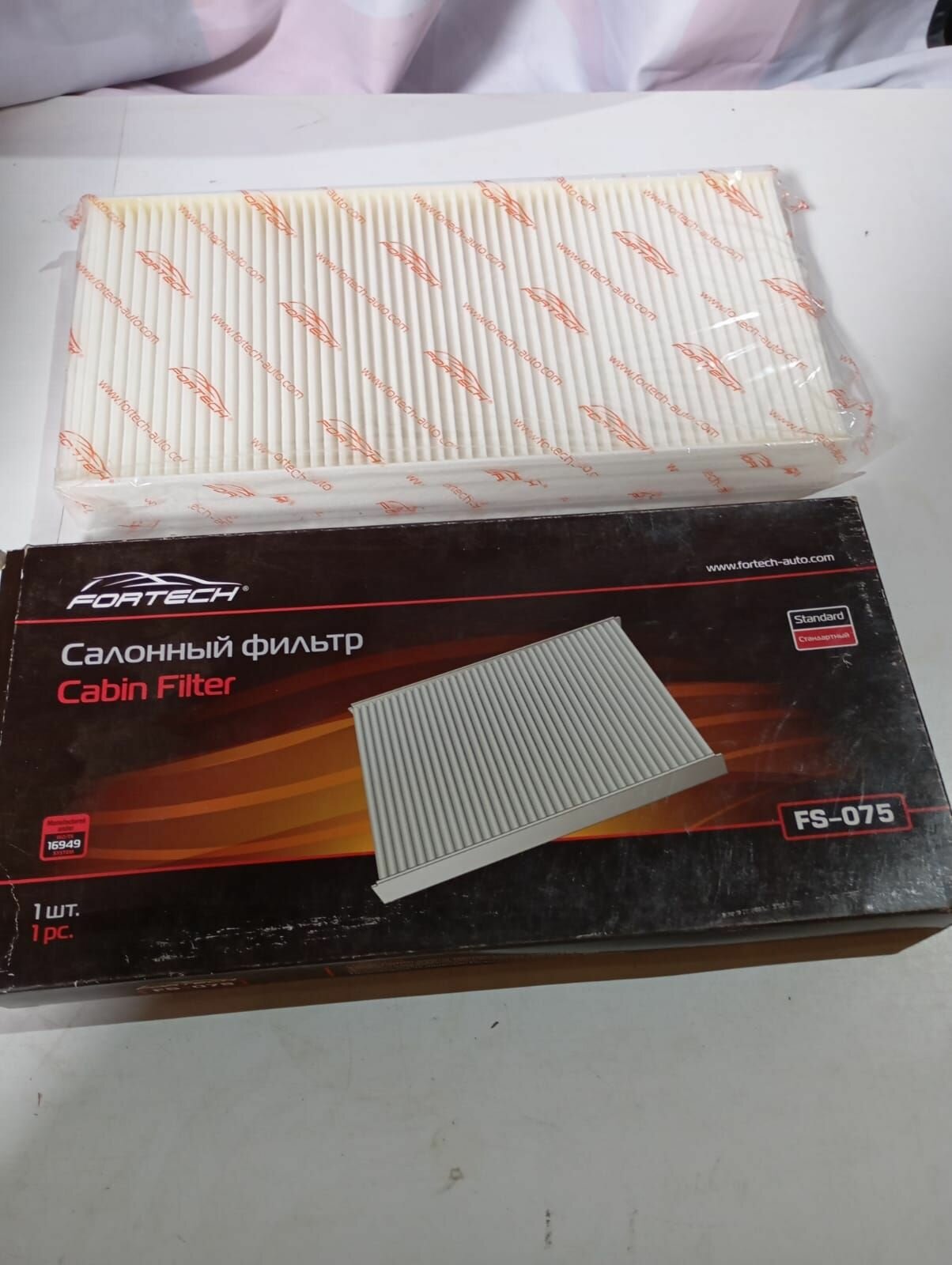 Фильтр салонный FORTECH FS-075 : Opel Vectra C, Corsa C - CU 3337, FORTECH FS075