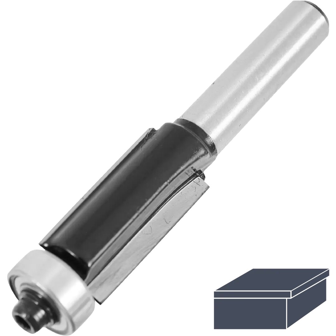 Фреза кромочная прямая по дереву 1410805 12.7x25.4 мм