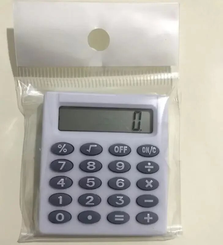 MOONBIFFY Универсальный калькулятор белый