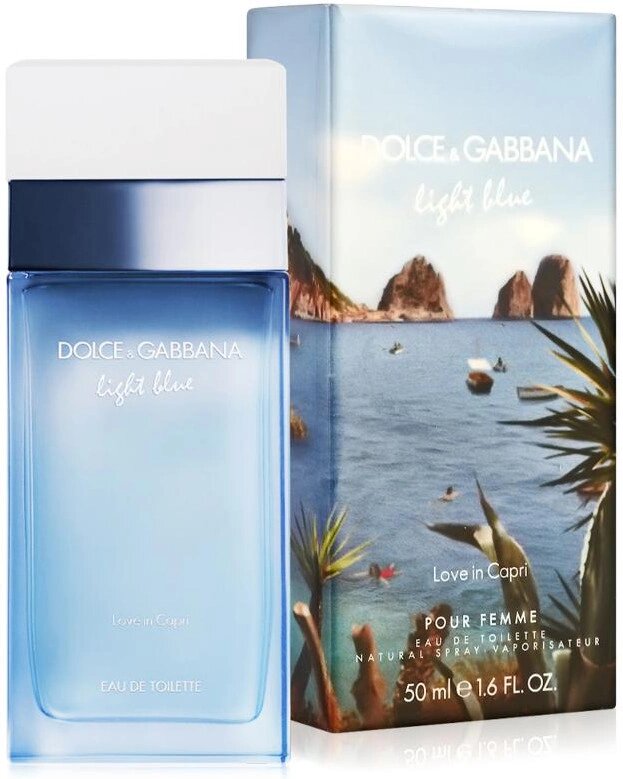 D&G Light Blue Love in Capri 50 мл, Туалетная вода женская