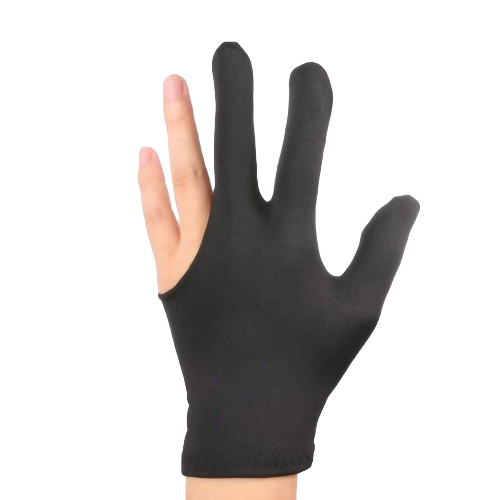 Бильярдная перчатка для мужчин и женщин, эластичная перчатка для снукерного кия с 3 пальцами, аксессуар для перчаток для бильярдного кия, прочные детали бильярдного кия, удобный захват и удобная посадка