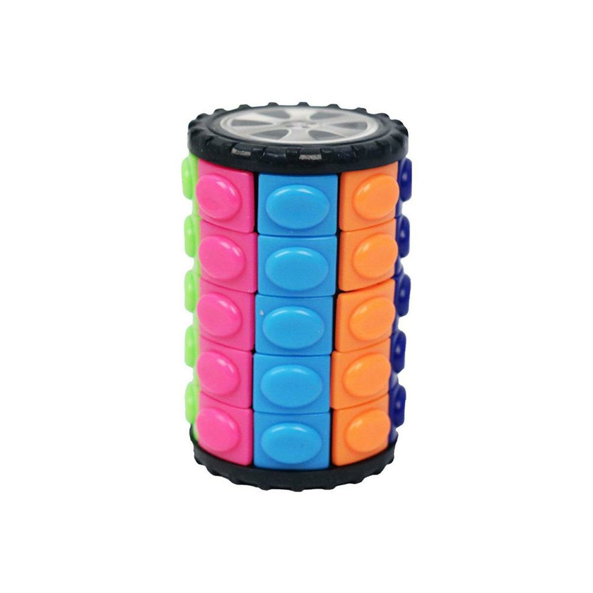 Высококачественные детские гладкие красочные цилиндрические пазлы-горки, детские ранние развивающие игрушки для детей, в