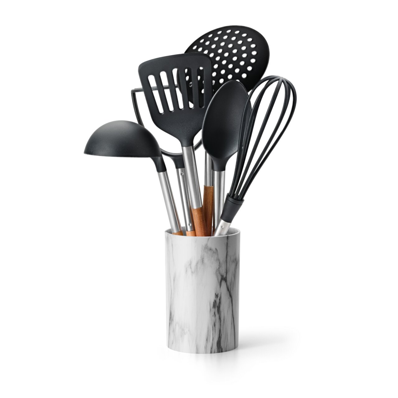 Apollo Cucina набор кухонных принадлежностей с подставкой, 7 предметов из пластика