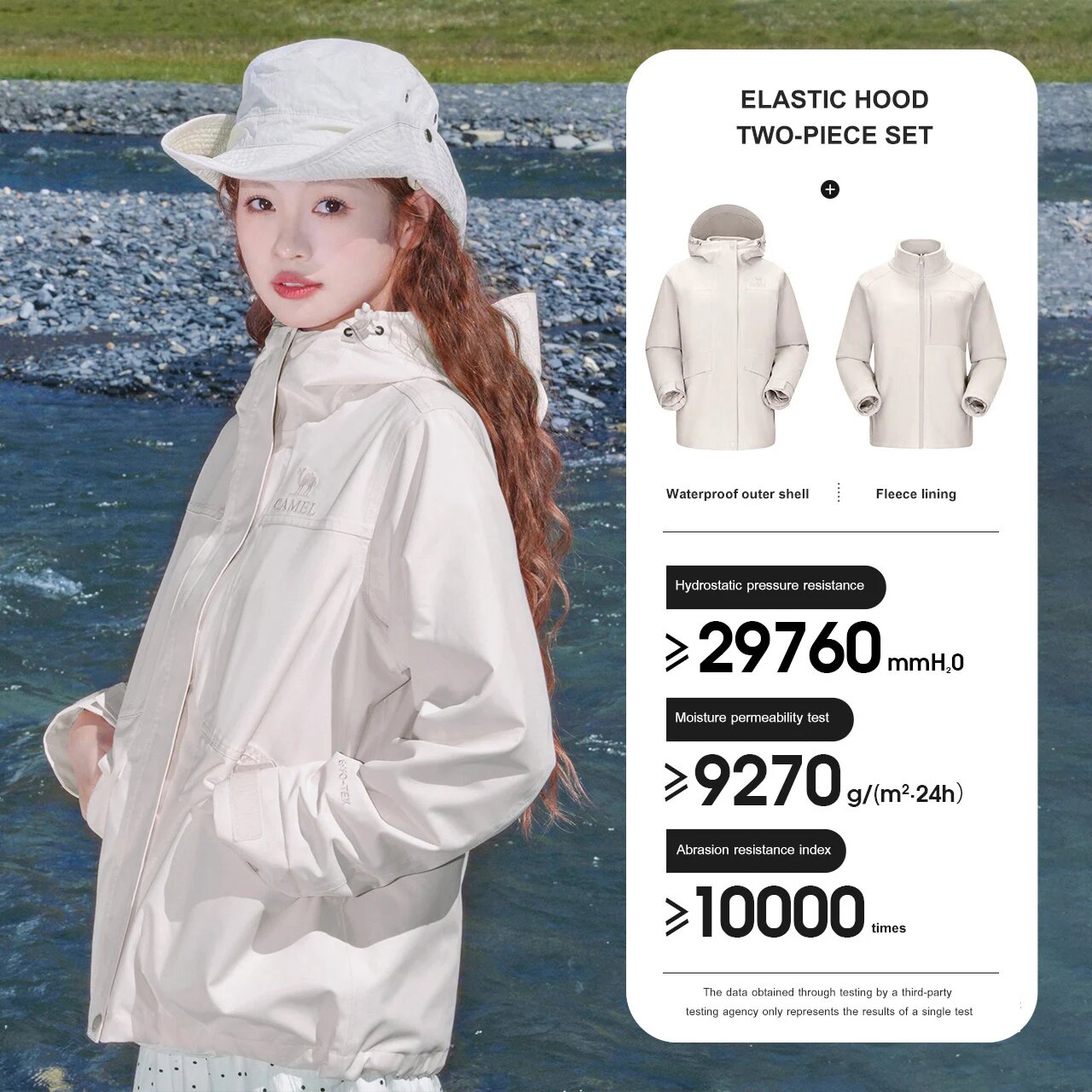 Женские и мужские куртки GOLDEN CAMEL 3-в-1 флисовые