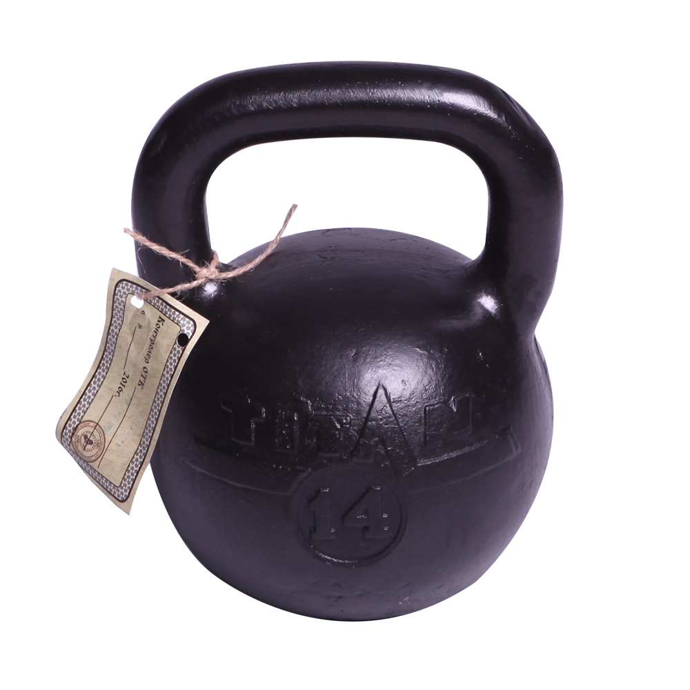 Гиря Titan чугунная 14,0 кг