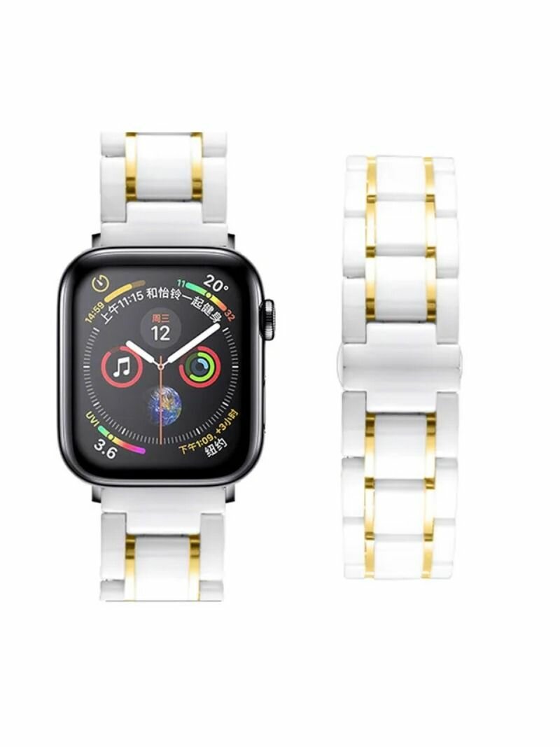 Керамический ремешок для Apple Watch ремешок Ultra 49мм 45мм 42мм 46 мм для Apple Watch Series 10 9 8 7 6
