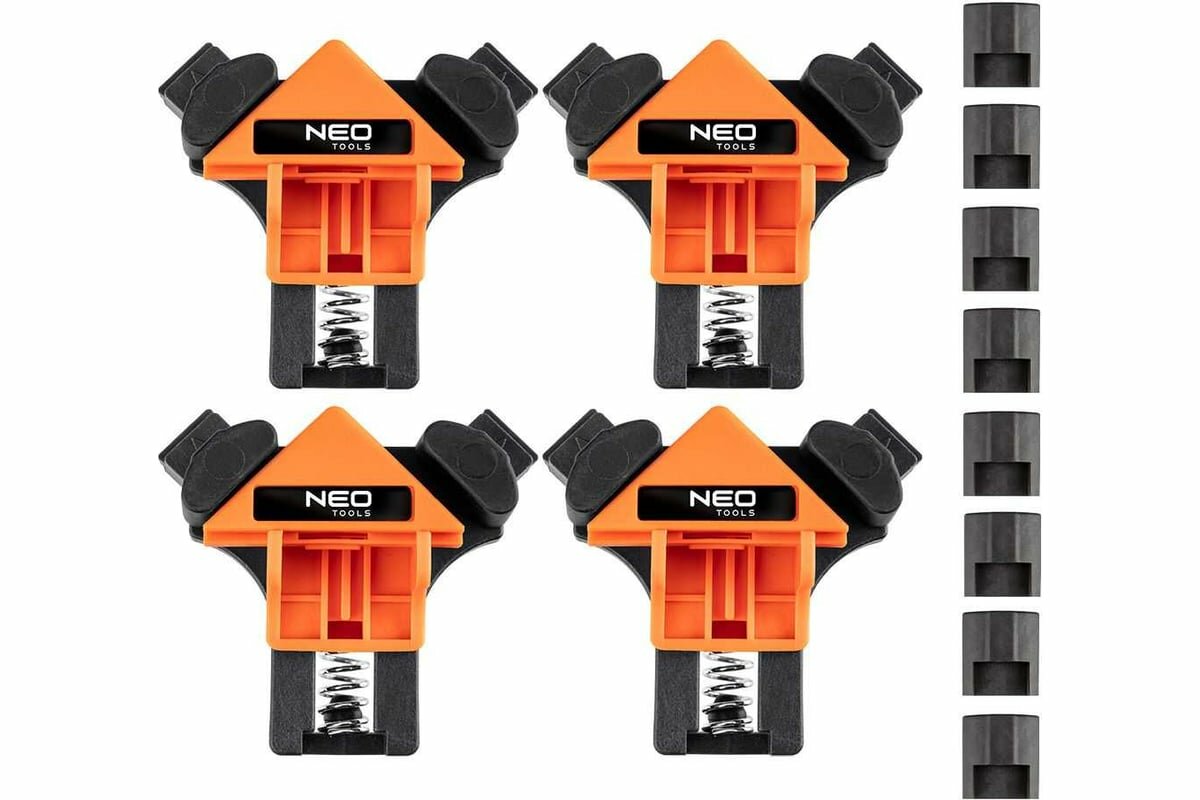 Угловая струбцина NEO TOOLS комплект из 4 частей 45-492