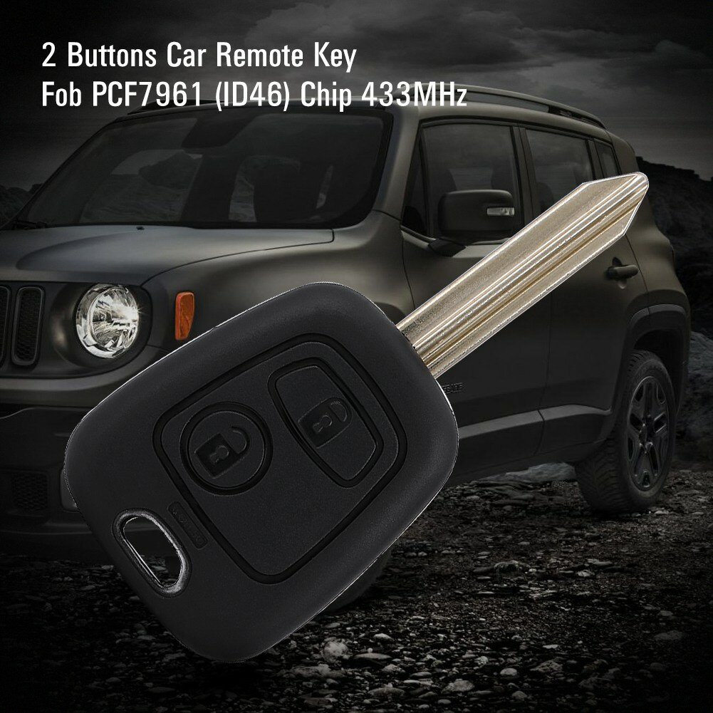 Замена Ключа: ID46 Чип 433MHz ABS Корпус - Полный Комплект Для Saxo Picasso Xsara Berlingo