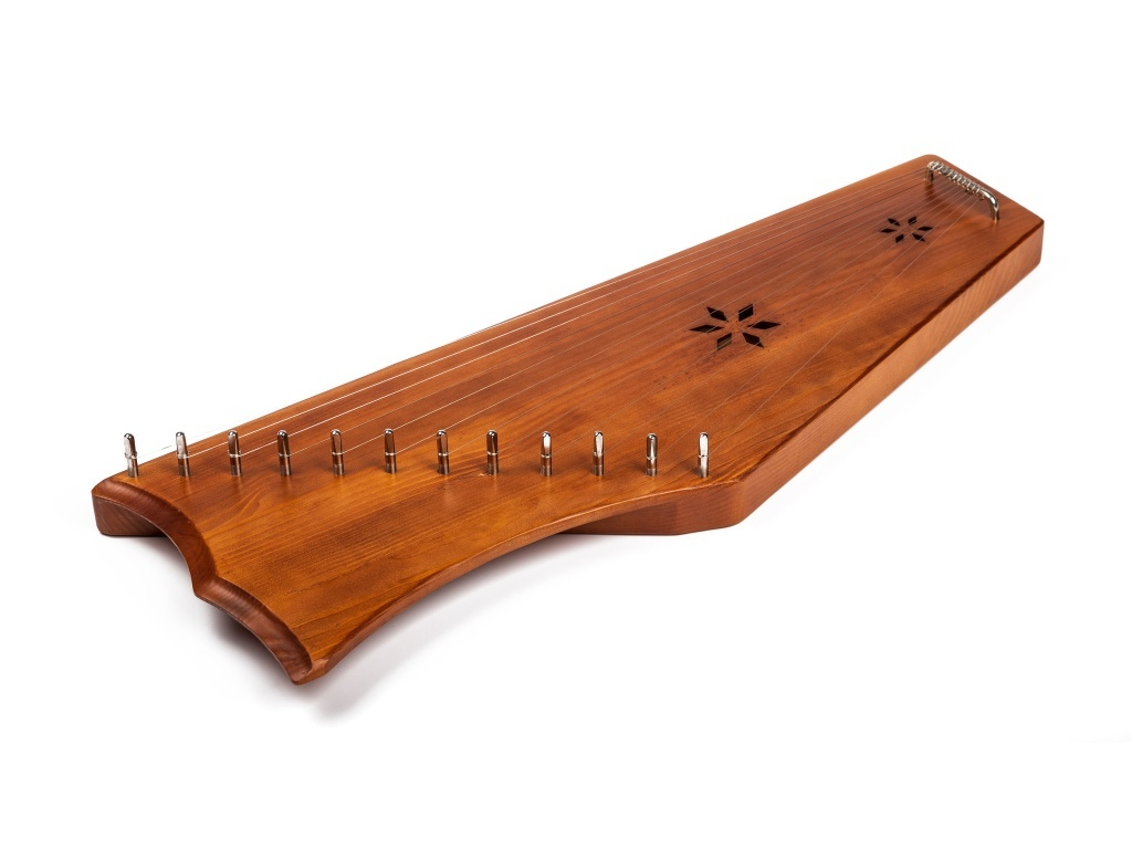 Гусли 12 струн 2-х камерные цвет махагон Мозеръ GWS-121M