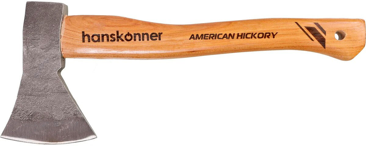 Топор деревянный Hanskonner 800 г, длина рукоятки 380 мм, рукоятка гикори (HK1015-02-WD0800)