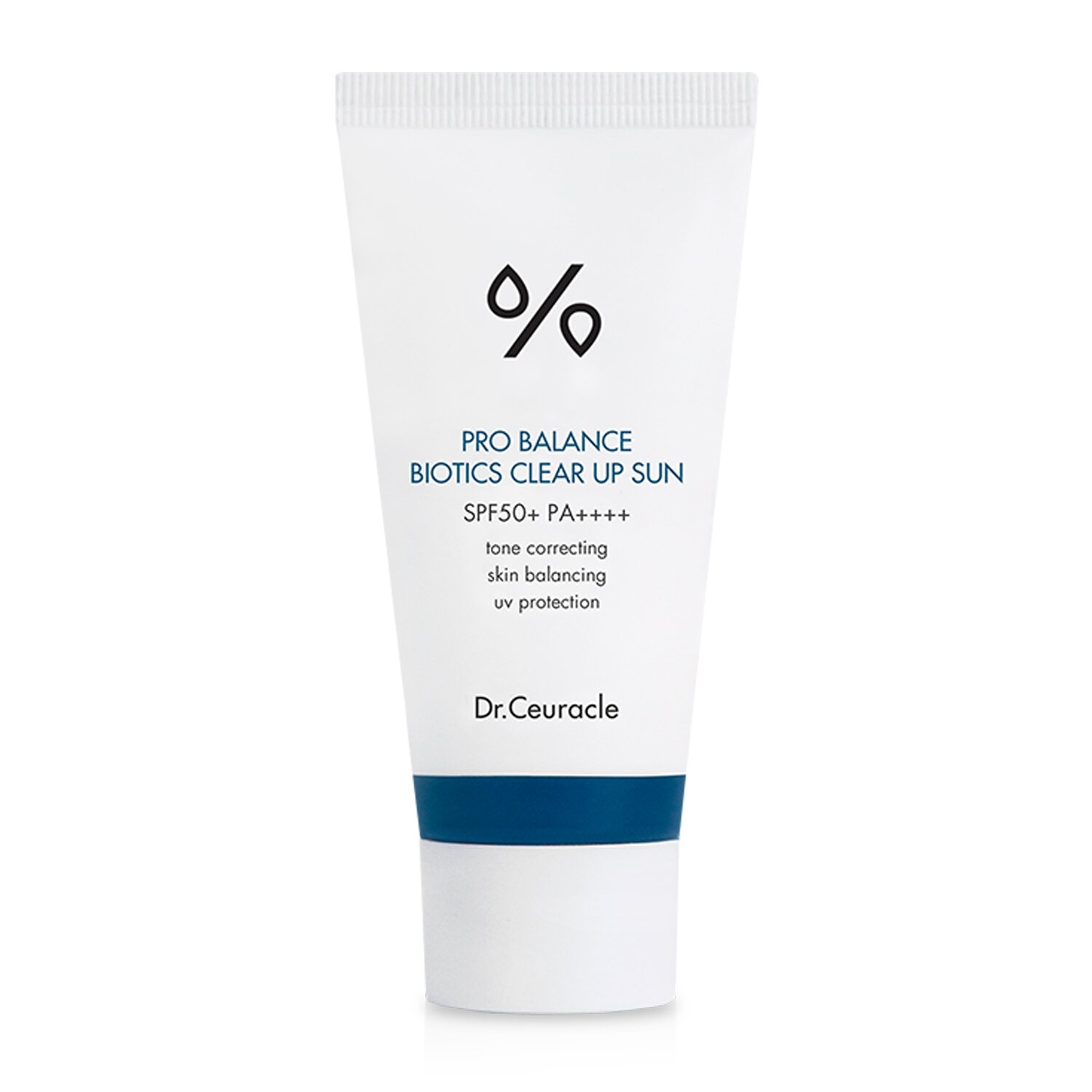 Солнцезащитный осветляющий крем с пробиотиками Dr. Ceuracle Pro-Balance Biotics Clear Up Sun SPF50+PA++++, 50 мл