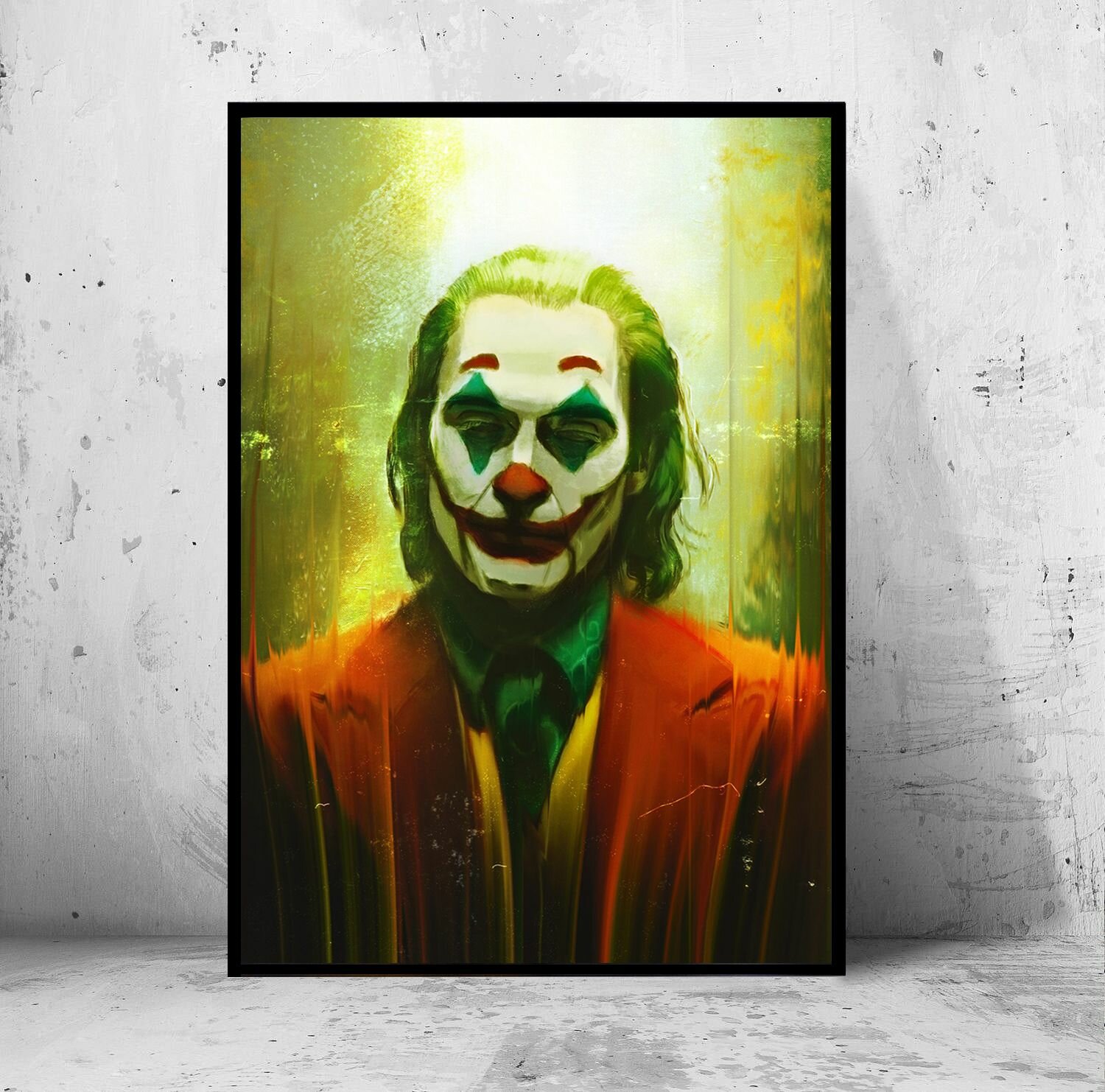 Плакат, постер Джокер, Joker (Хоакин Феникс, Joaquin Phoenix) на бумаге, размер 21х30см