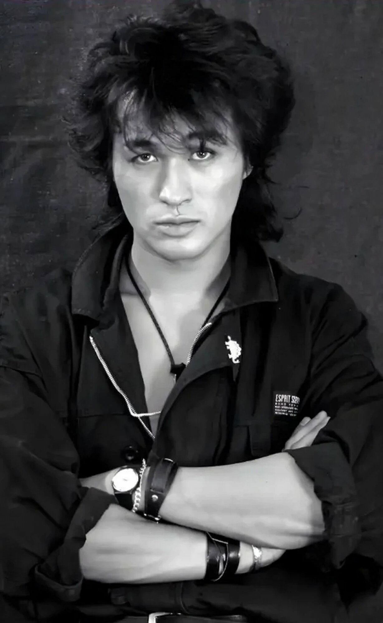 Плакат, постер Виктор Цой рок-музыкант на бумаге, размер 30х42см