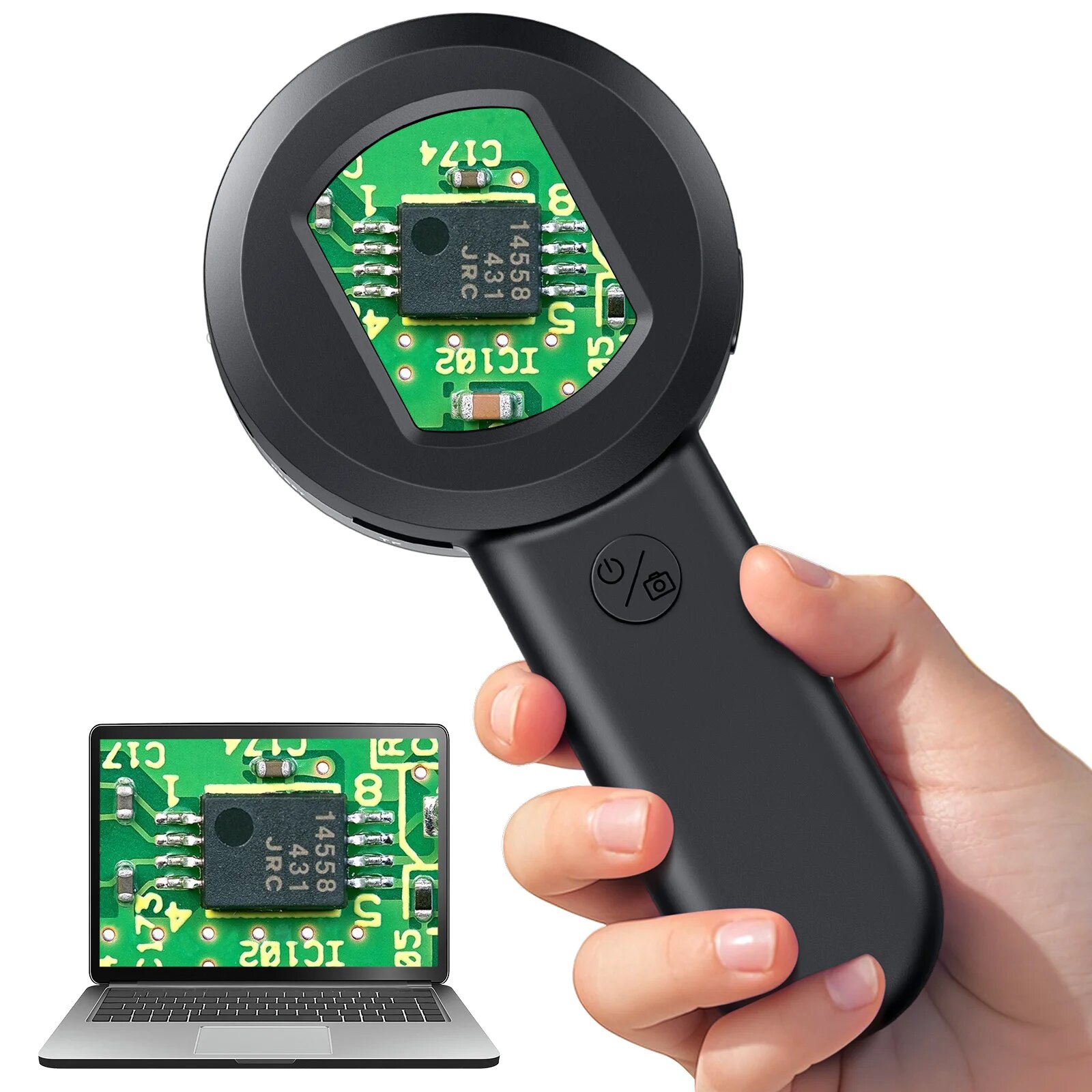 Цифровой Микроскоп С Увеличением 1000X И USB-ручным Lupa Для Ремонта Монет, Печатных Плат И Коллекционеров, Портативный
