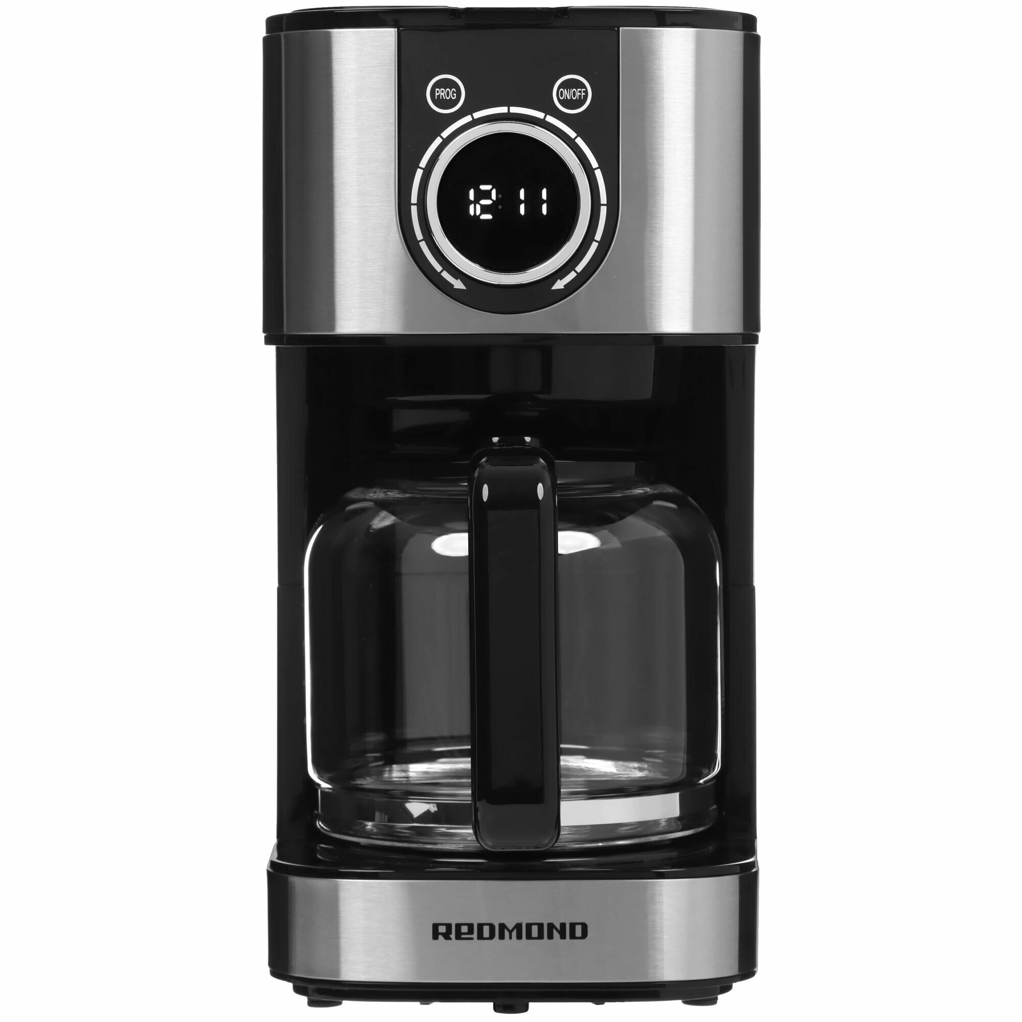 Кофеварка капельная Redmond CM708 серебристый [используемый кофе - молотый, 900 Вт, 1500 мл]