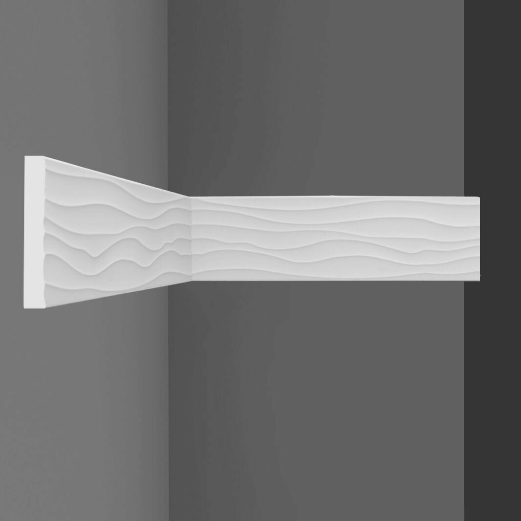 Молдинг гладкий с рисунком DECOMASTER D043ДМ (60*8*2000)