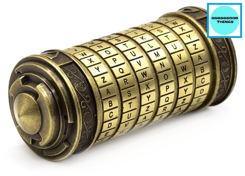 Головоломка Brains "Da Vinci Cryptex", металлическая, 15x6x6 см