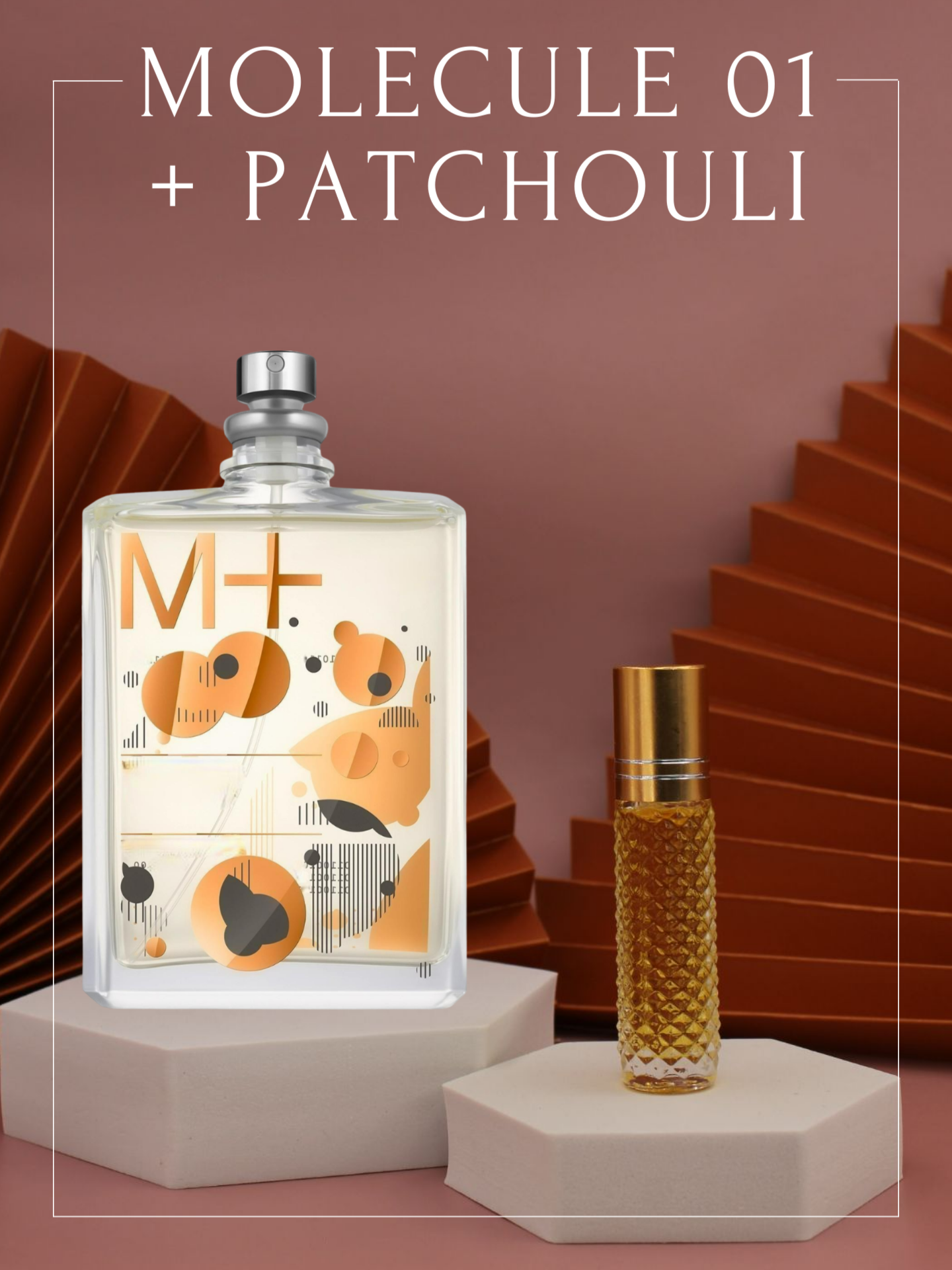 Духи масляные Molecule 01 + Patchouli; Timeless Perfume; Молекула 01 + Пачули роликовый флакон 8 мл