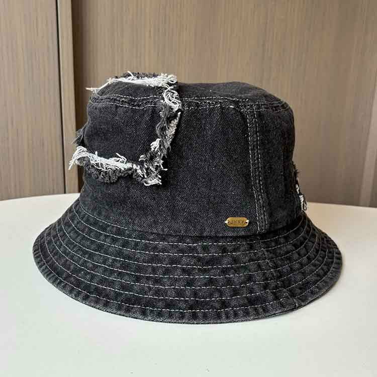 Японская ретро потертая джинсовая рыбацкая шляпа, женская корейская версия, весенне-летняя женская повседневная универсальная модная шляпа