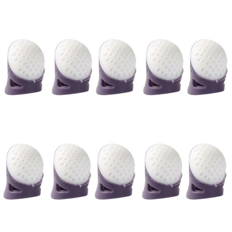 Удобный силиконовый наперсток: устойчивый к проколам защитный чехол, - Большой - 10