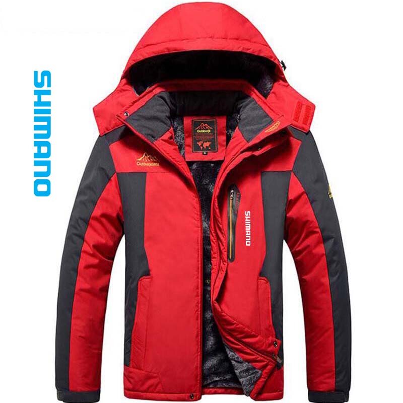 Зимний утолщенный водонепроницаемый рыболовный костюм SHIMANO для мужчин