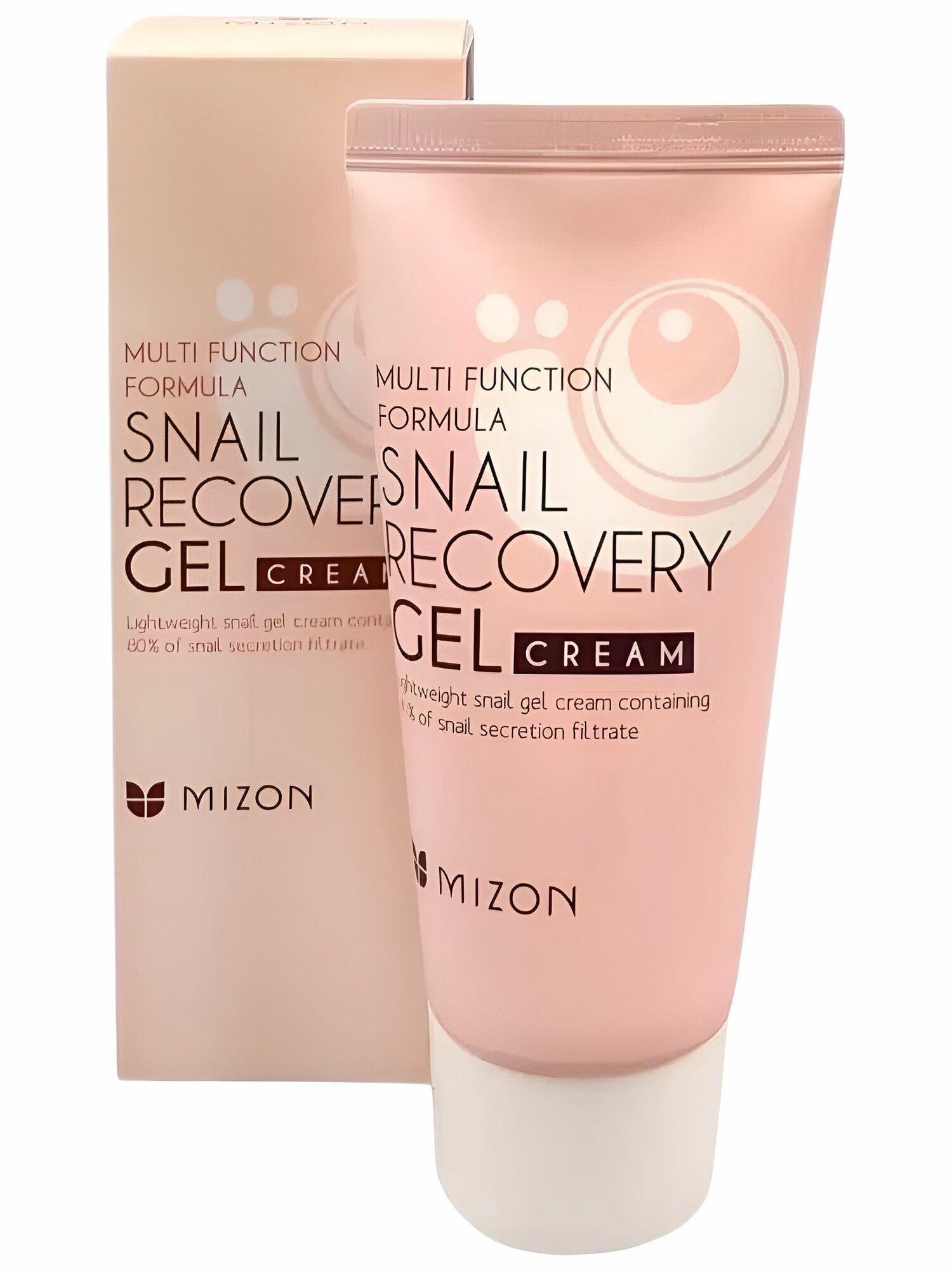 MIZON Крем для лица с улиточным секретом Snail Recovery Gel Cream 45мл