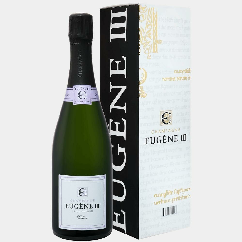 Eugene III Tradition Brut Champagne АOC Coopérative Vinicole de la Région de Baroville (gift box)