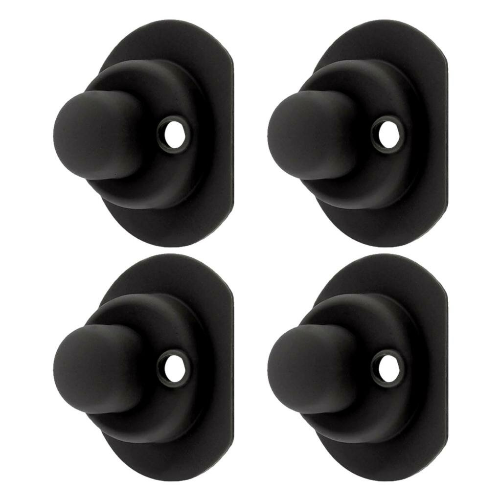 Набор из 4 уплотнительных колец для крышки кофейной кружки, Черный